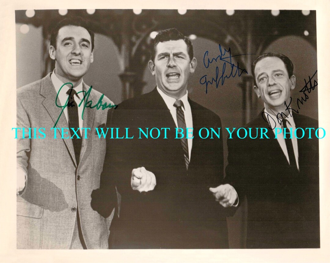 The ANDY GRIFFITH Show Cast Andy Griffith Don Knotts and Jim Nabors ...