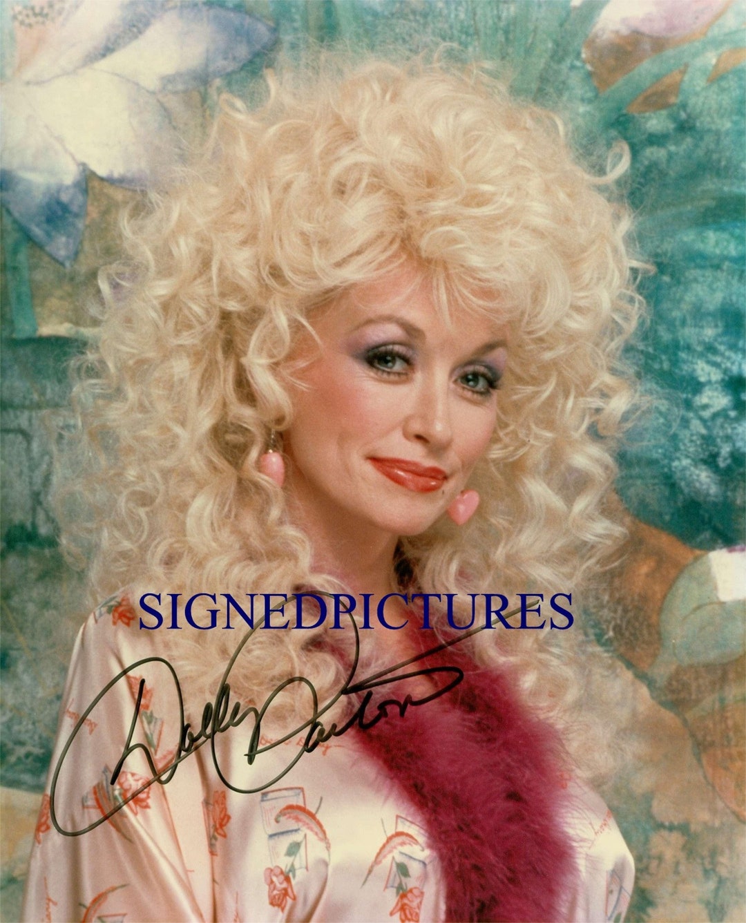 Dolly Parton Signed Autograph Autographed 8x10 Rp Photo Incredible Performer Country Music