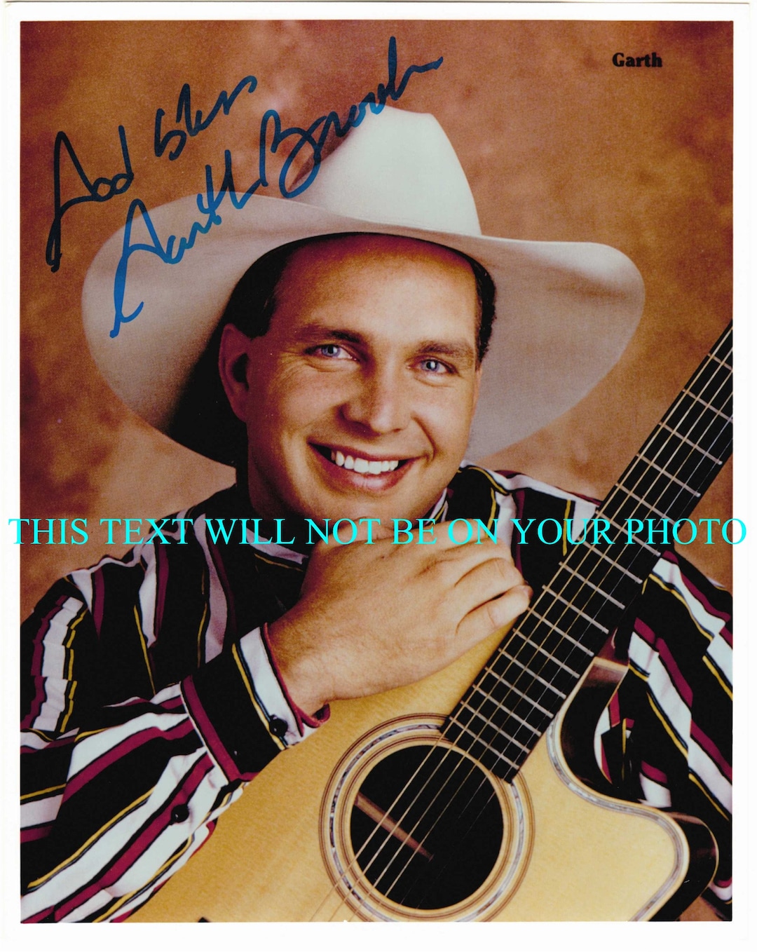 GARTH BROOKS Incredible Country Music Legend Signed Autograph ...