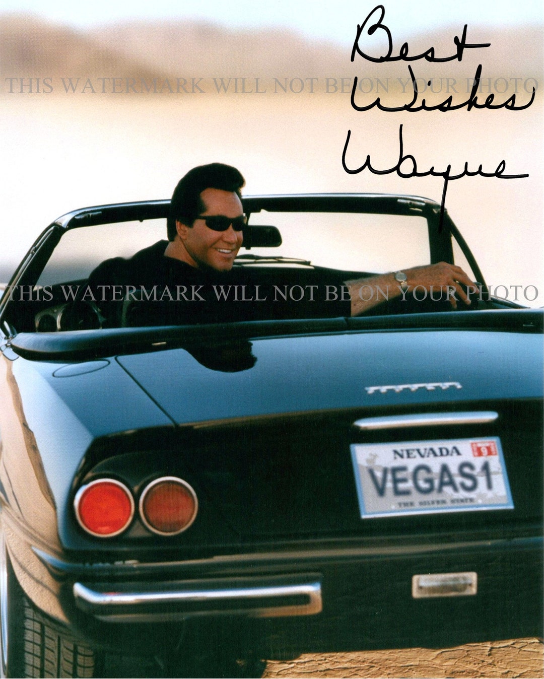 WAYNE NEWTON Amazing Entertainer Signed Autograph Autographed 8x10 ...