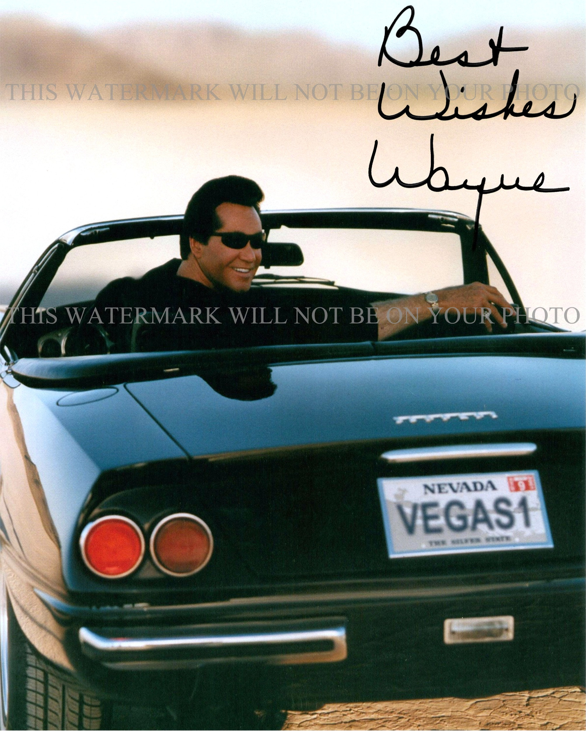 WAYNE NEWTON Amazing Entertainer Signed Autograph Autographed 8x10 ...