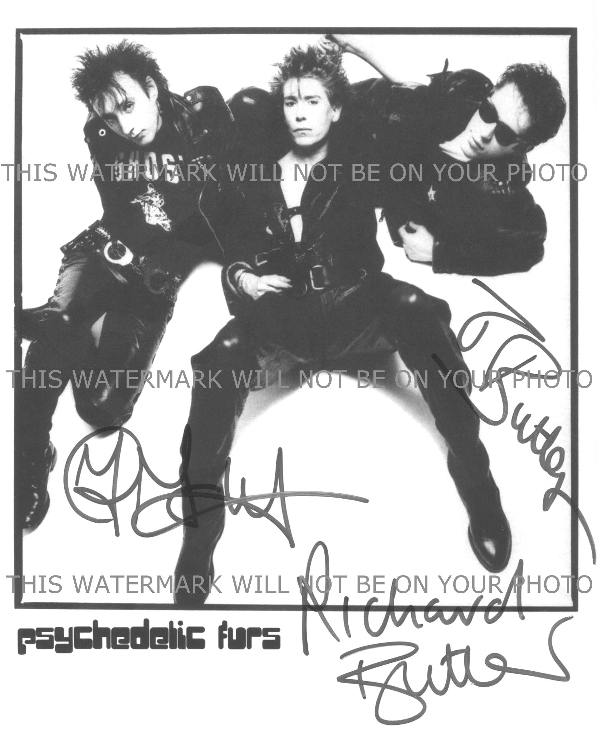 The PSYCHEDELIC FURS Band Richard Butler Tim Butler and Mars Williams ...
