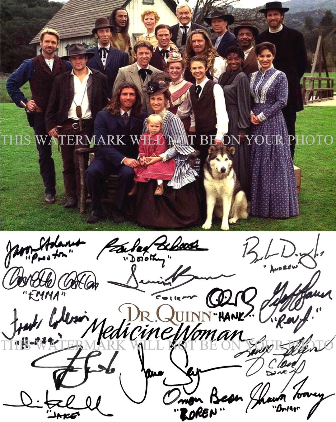 Dr Quinn Medicine Woman Cast Signed Autograph Autographed 8x10 ...