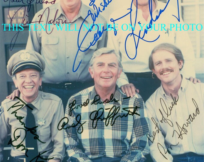 The ANDY GRIFFITH Show Cast Don Knotts Ron Howard George Lindsey and ...