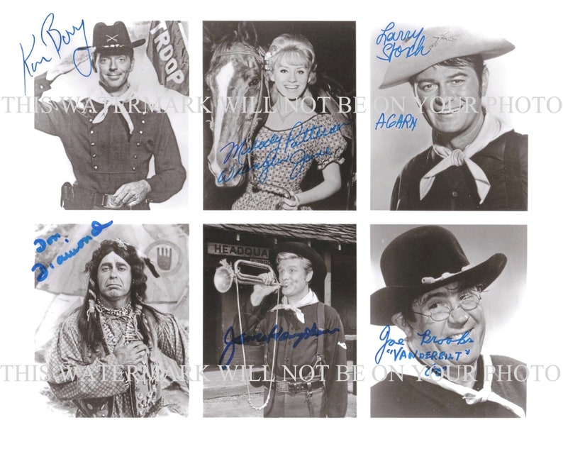THE F TROOP Cast TV Show Larry Storch Ken Berry Melody Patterson Don ...