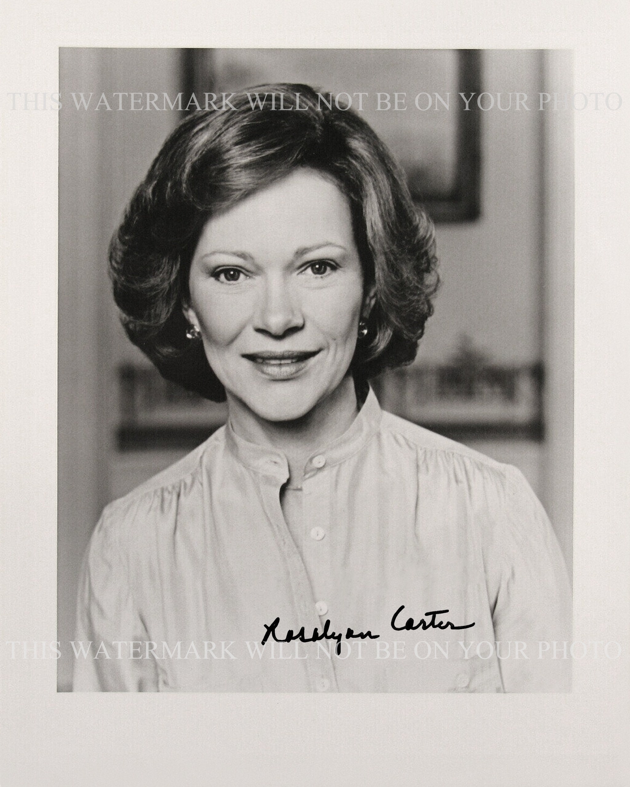 1st Lady Rosalynn Carter Signed Autograph Autographed 8x10 Photo ...