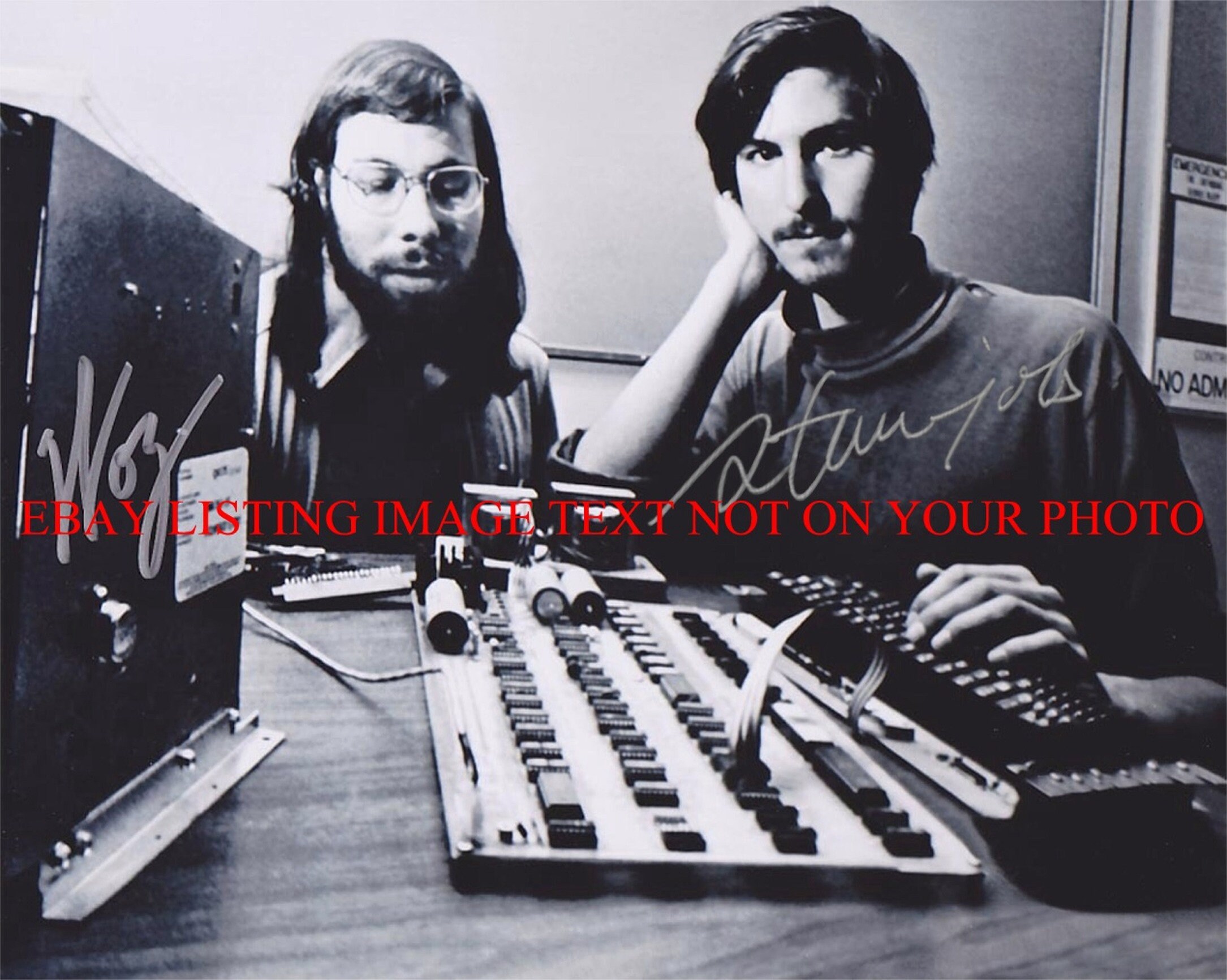 Steven Jobs and Steve Wozniak Signed Autograph Autographed 8x10 Photo ...