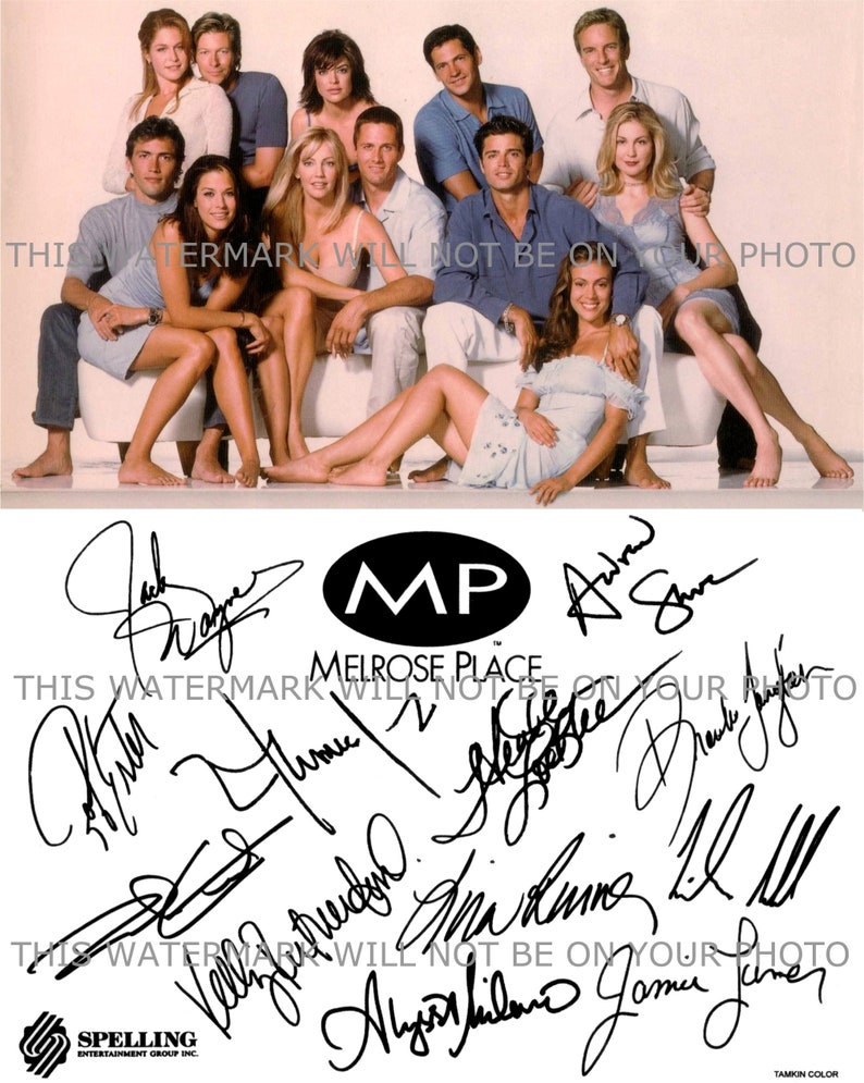 MELROSE PLACE TV Show Cast Heather Locklear Alyssa Milano Andrew Shue ...