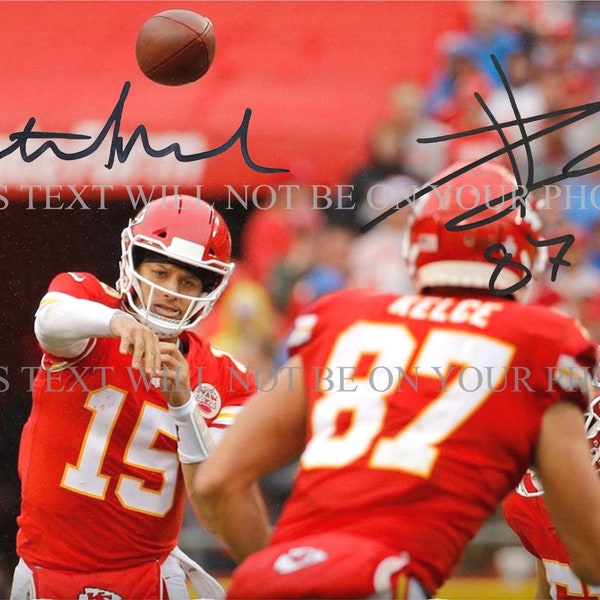 Autograph Travis Kelce - Etsy