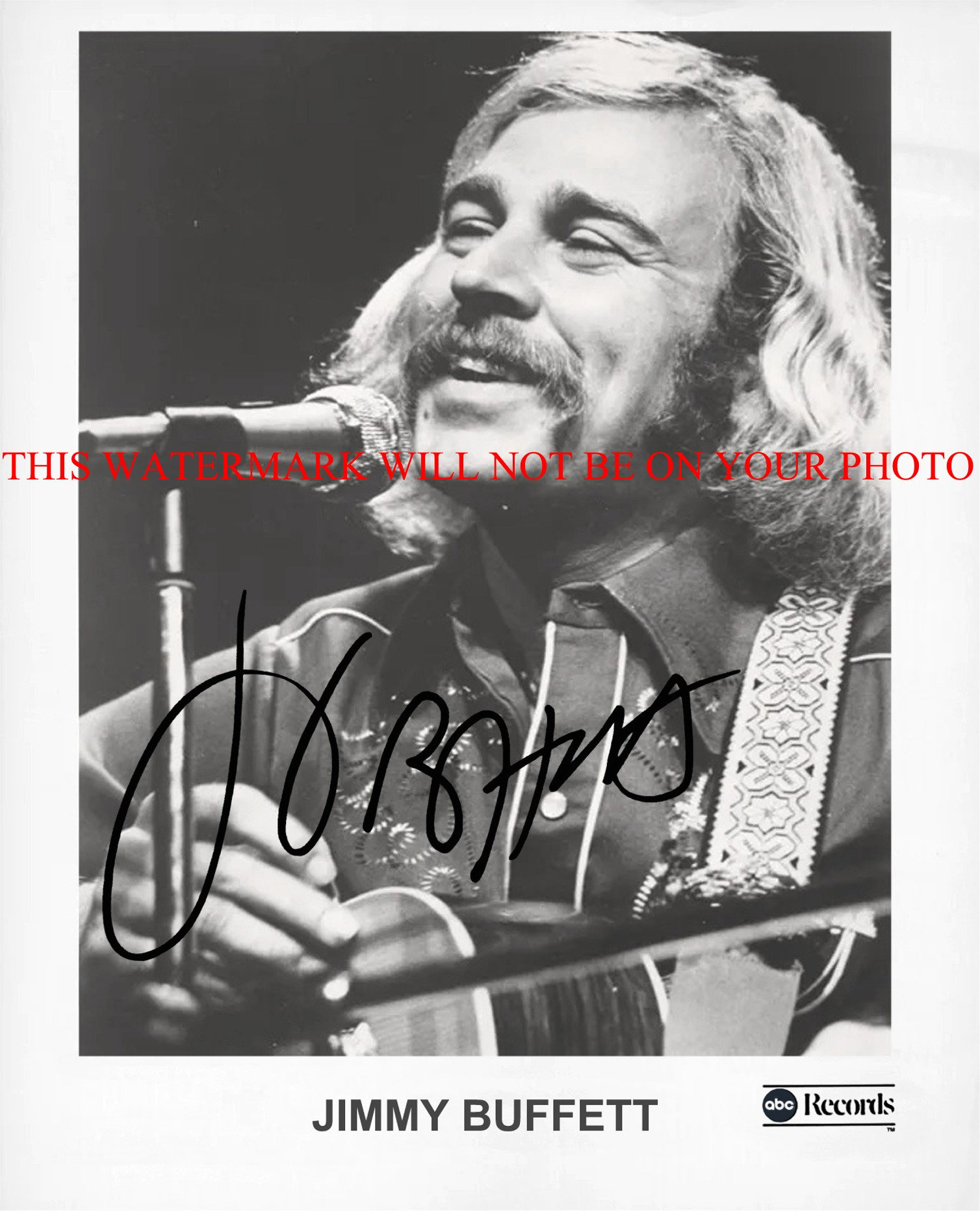 JIMMY BUFFETT Signed Autograph Autographed 8x10 Younger Days Reprint ...