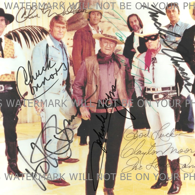 John Wayne Autograph - Etsy
