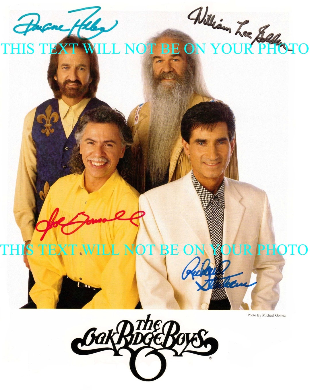 The Oak Ridge Boys Duane Allen, Joe Bonsall William Lee Golden Richard ...