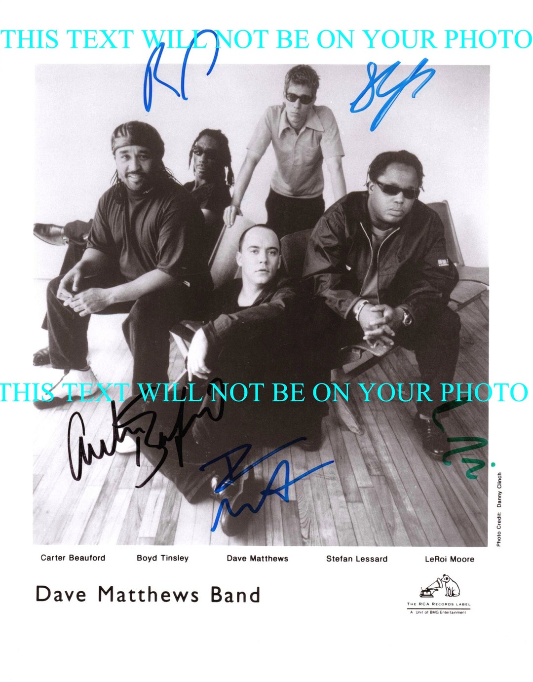 The Dave Matthews Band Classic Rock Signed Autograph Autographed 8x10 ...