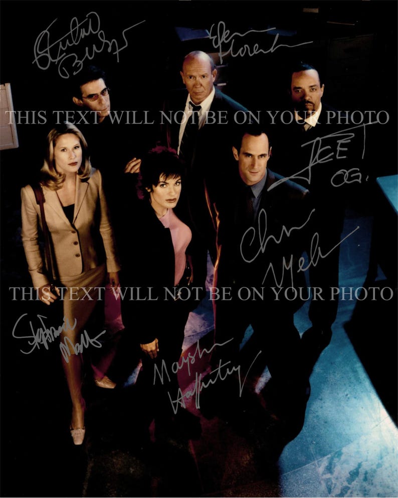 Law and Order SVU Cast Mariska Hargitay Dann Florek ICE T Christopher ...
