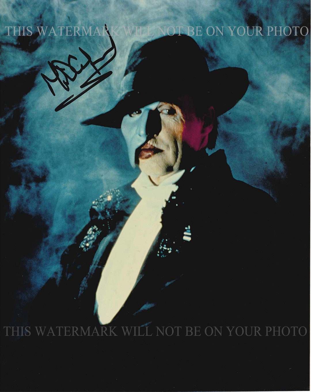 MICHAEL CRAWFORD the Phantom of the Opera Signed Autograph Autographed ...
