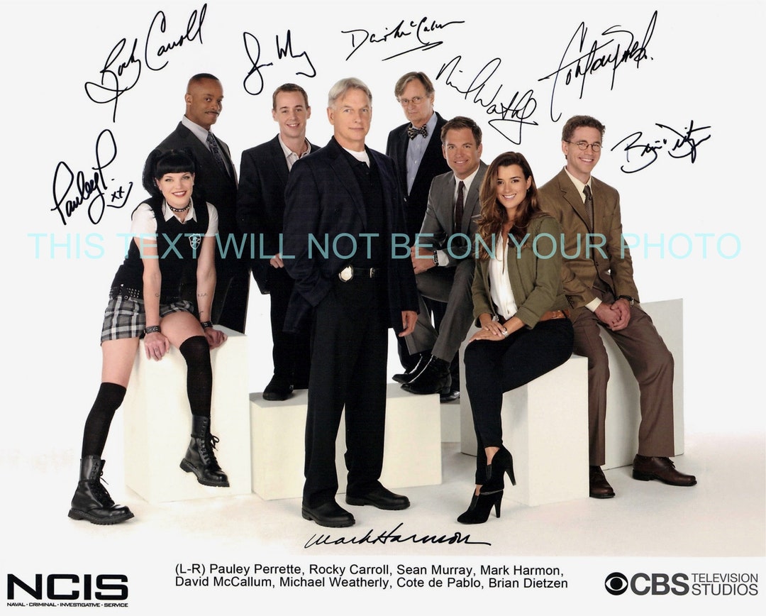 NCIS Cast Mark Harmon Pauley Perrette Cote De Pablo David Mccallum Sean ...