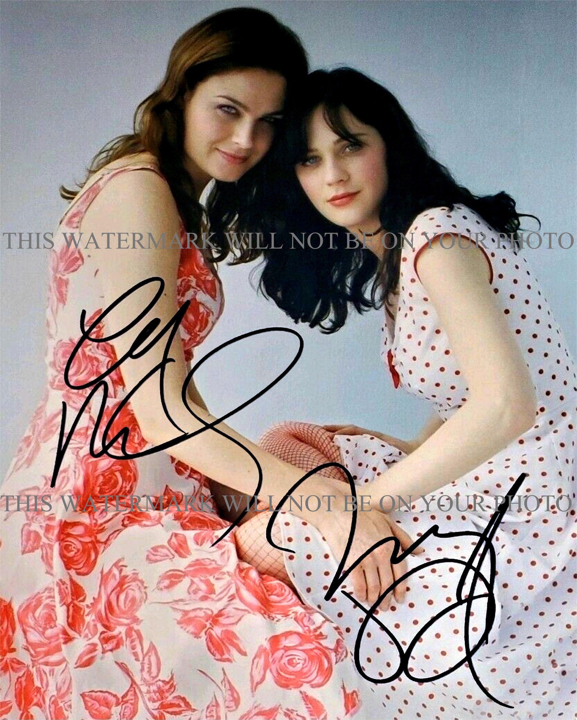 Emily and Zooey Deschanel Bones & New Girl Tv Shows Signed Autograph ...