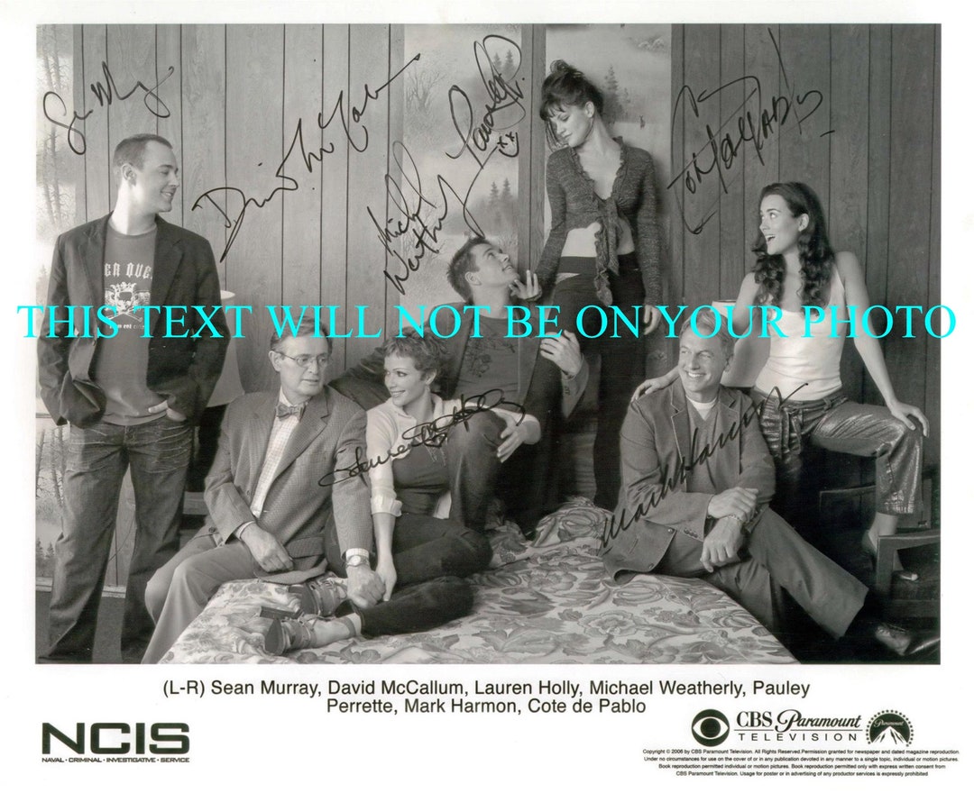 NCIS Cast Mark Harmon Pauley Perrette Lauren Holly David Mccallum Sean ...