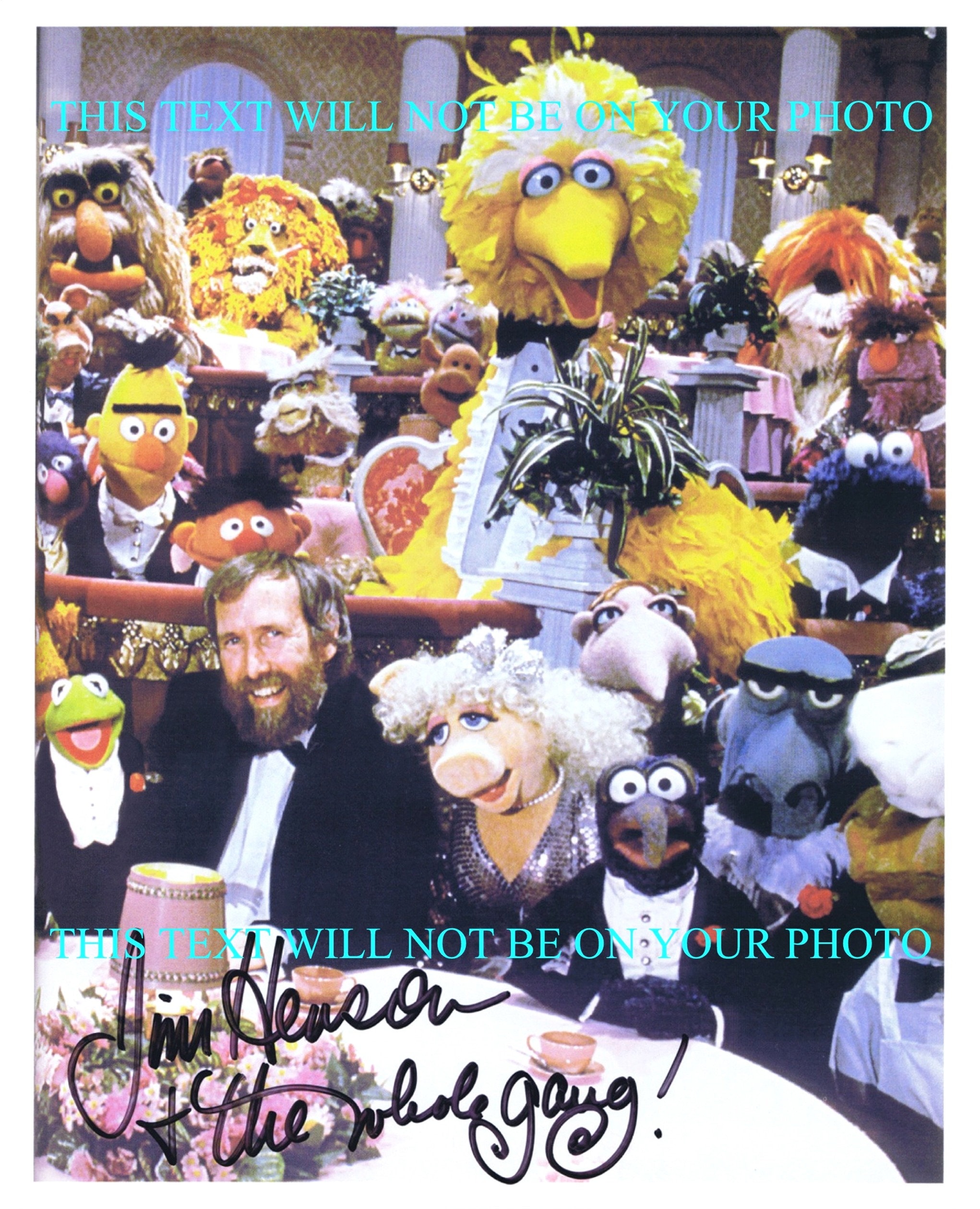 JIM HENSON and the Muppets Tv Show Signed Autograph Autographed 8x10 ...