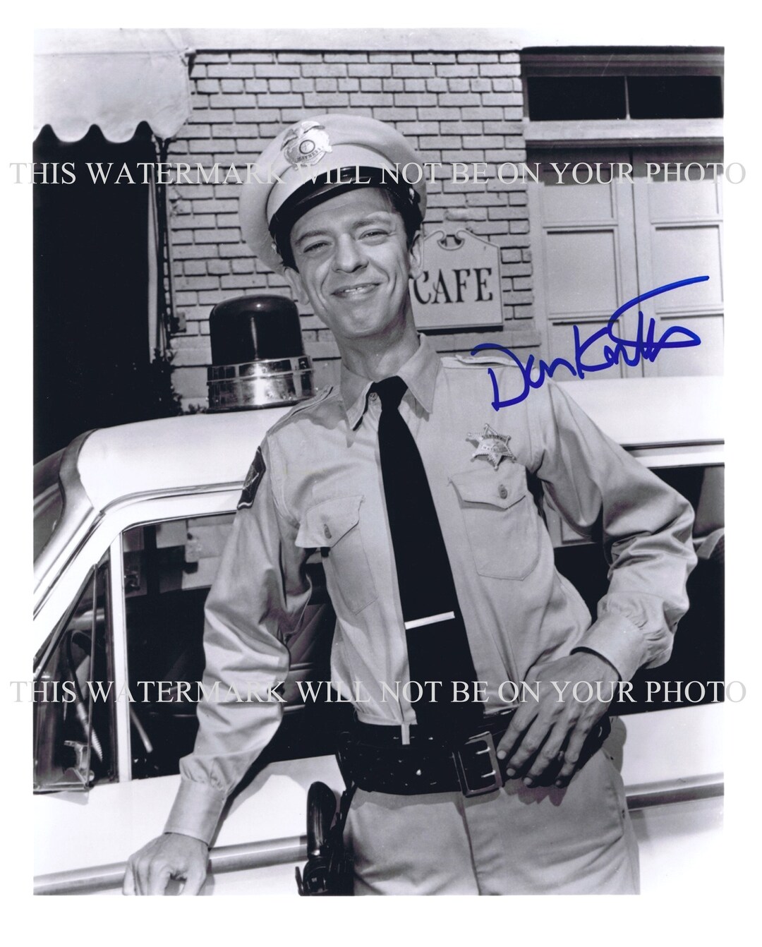DON KNOTTS Deputy Barney Fife the Andy Griffith Show Signed Autograph ...