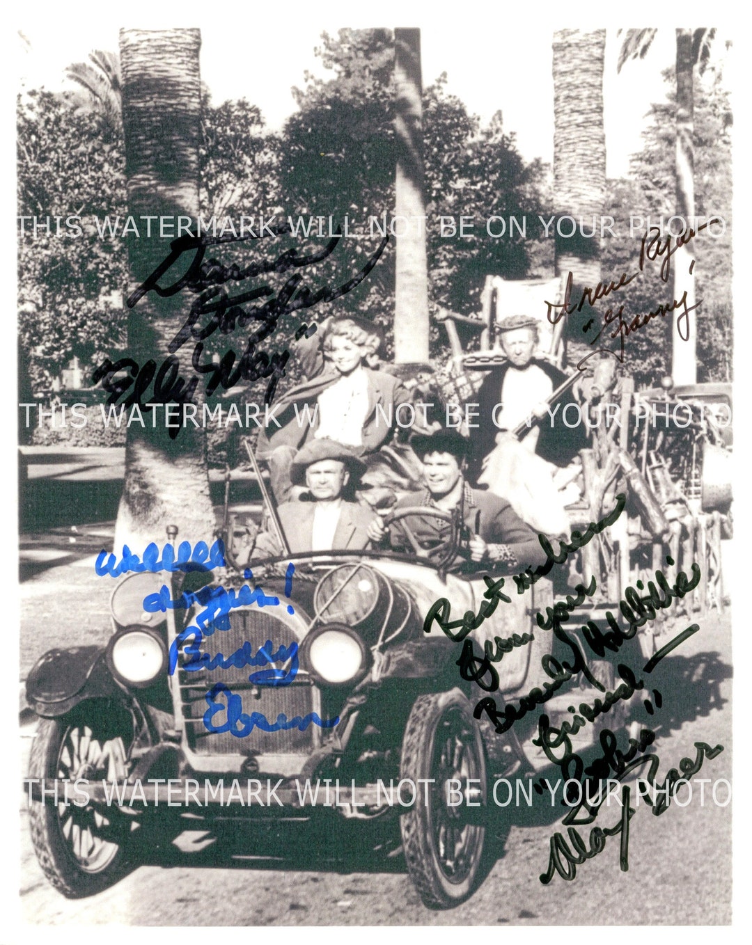 The BEVERLY HILLBILLIES Cast Buddy Ebsen Donna Douglas Irene Ryan Max ...