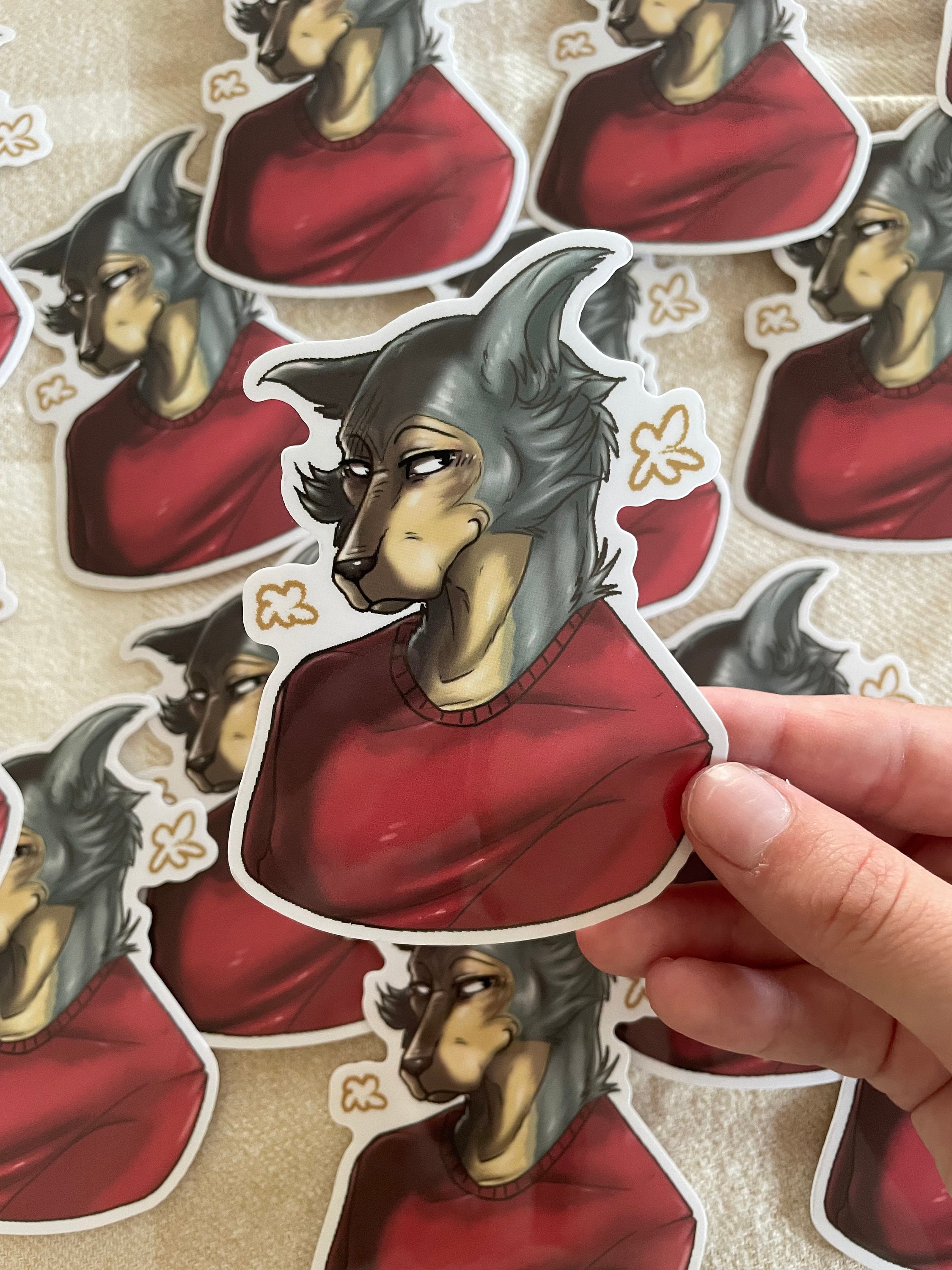 Beastars Stickers Anime Stickers Manga Stickers Legoshi - Etsy