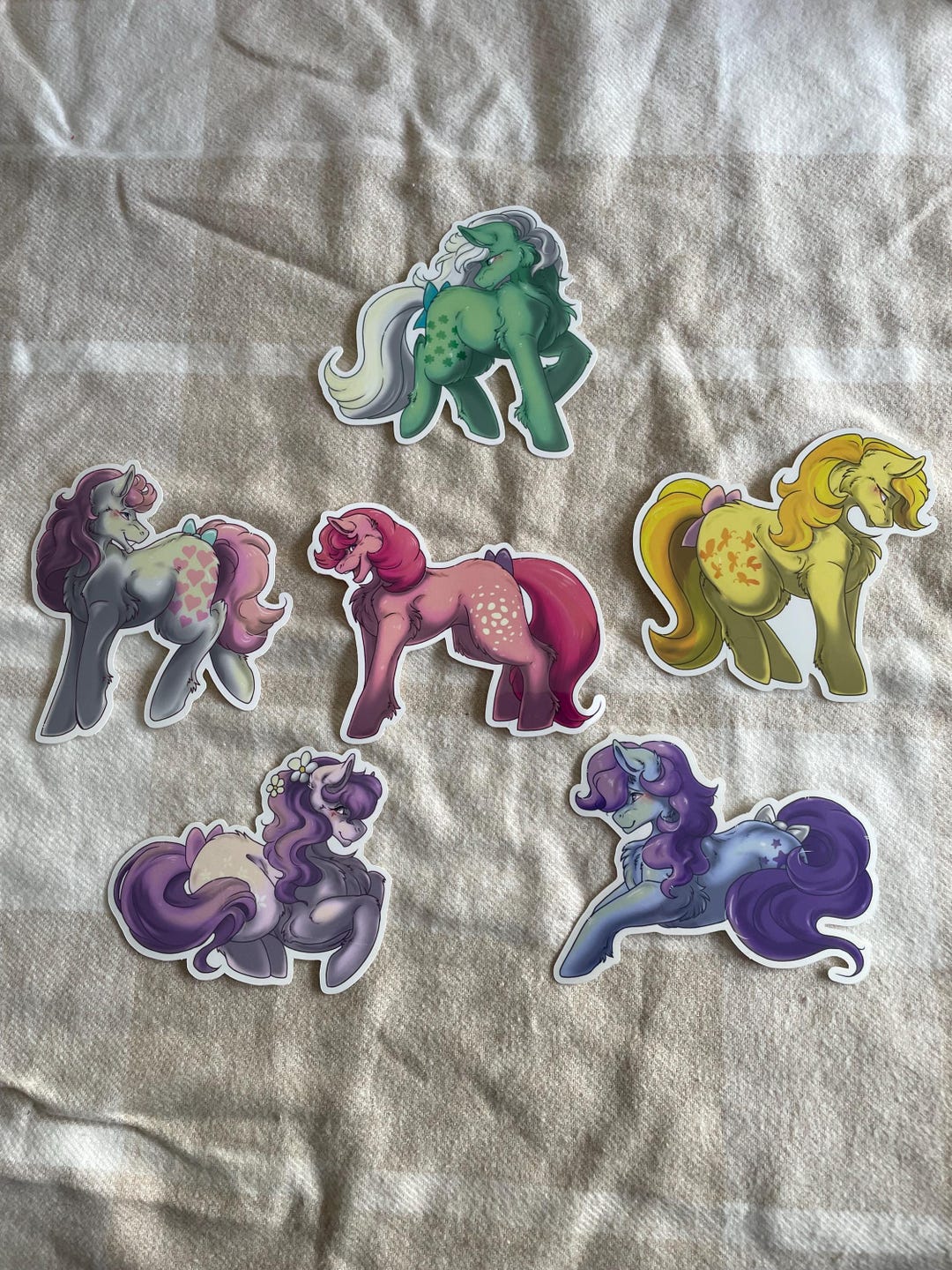 My Little Pony Gen 1 Stickers Cartoon Stickers Pony Stickers Mlp Mlp G1 ...