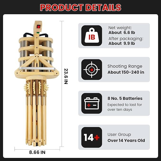 Gatling Machine Gun rubber Band Bullets - Etsy