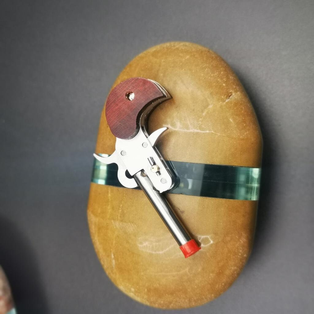 Mini Single Tube Miniature Derringer 2mm Pinfire Gun Model - Etsy