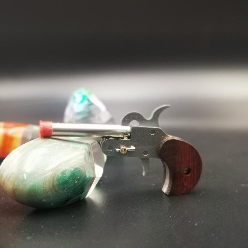 Mini Single Tube Miniature Derringer 2mm Pinfire Gun Model - Etsy