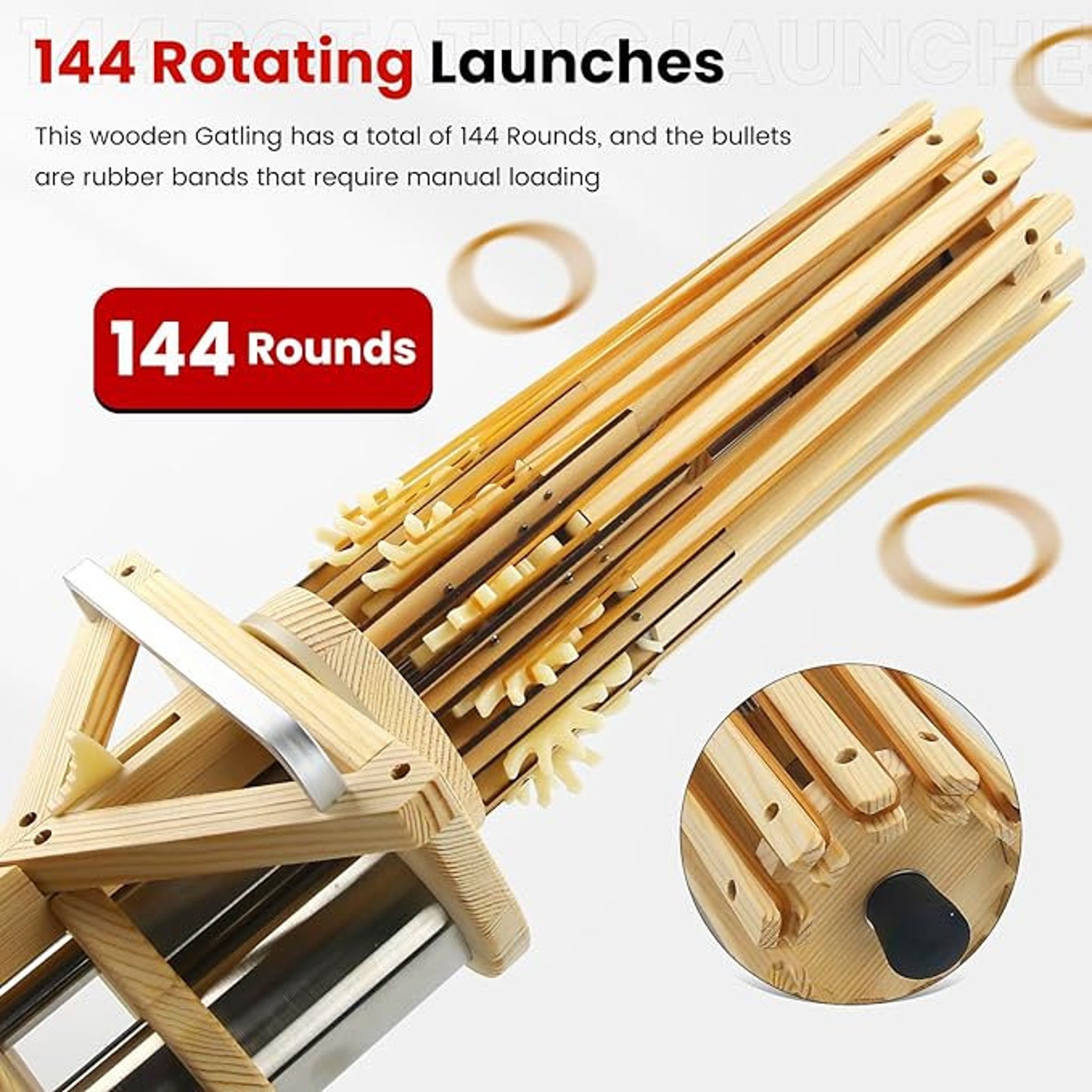 Gatling Machine Gun rubber Band Bullets - Etsy