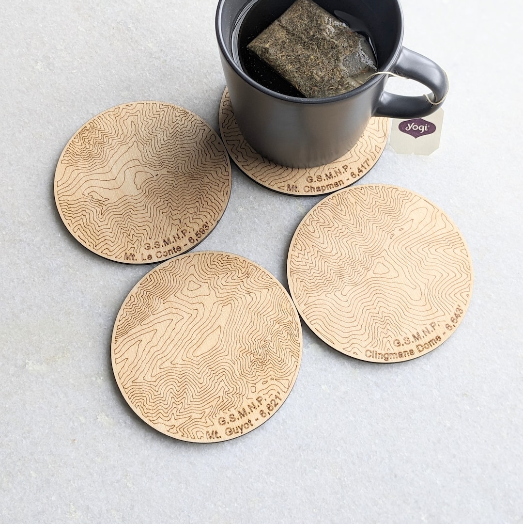 Great Smokey Mountains National Park - Wooden Coasters - Tennessee and ...