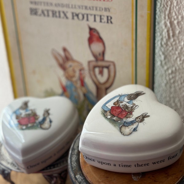 Peter Rabbit Trinket Boxes - Etsy