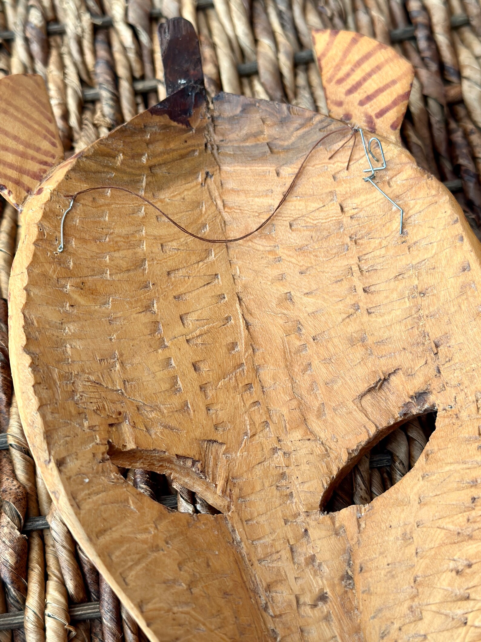 Vintage Pair of Hand-carved Wooden Animal Masks Made in Kenya Zebra and ...