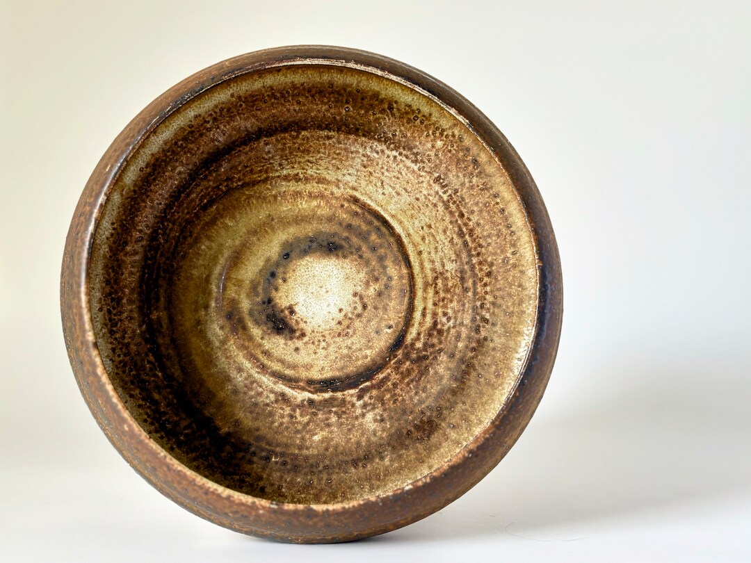 Vintage Mobach 8 Ceramic Shallow One of a Kind Bowl, Signed Jaan Mobach ...