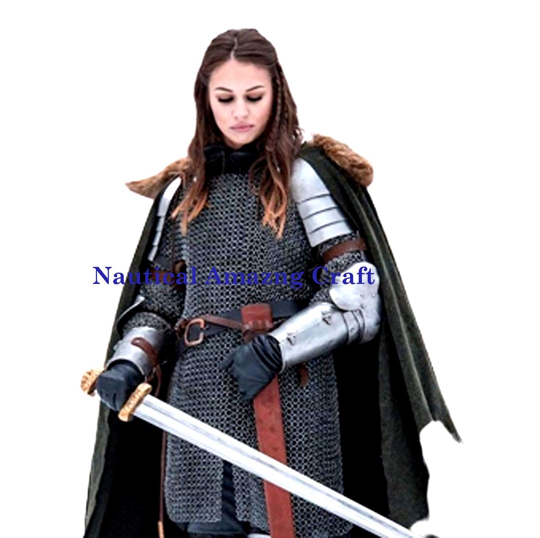 Medieval Mountain Forest Female Armor Women Chainmail Armor - Etsy