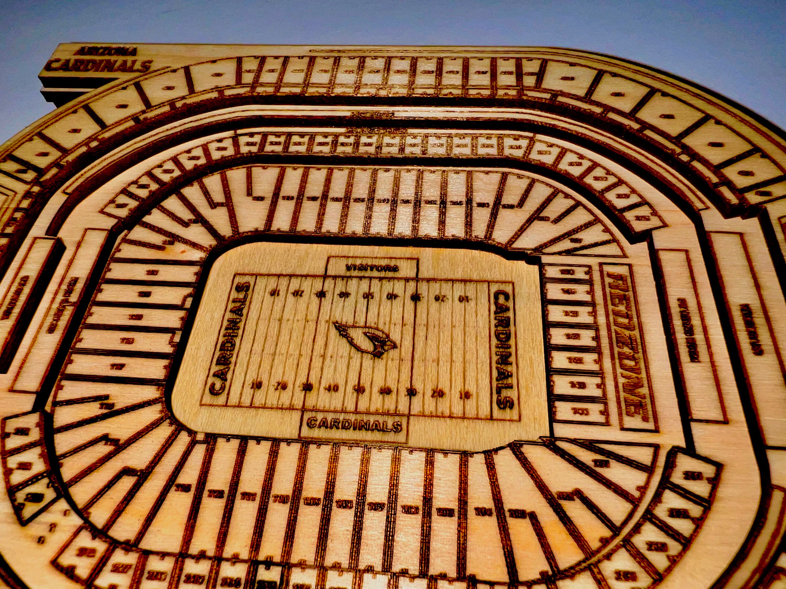 Cardinals Layered Stadium - Etsy