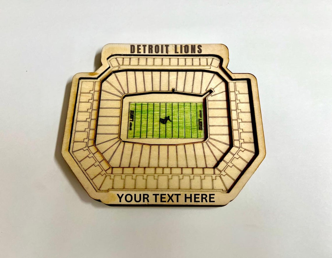 Lions Layered Stadium SVG File - Etsy