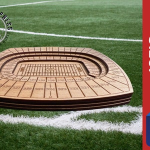 Chiefs Layered Stadium - Digital SVG - Etsy