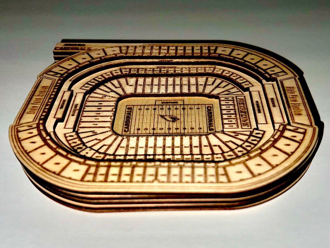 Cardinals Layered Stadium - Etsy