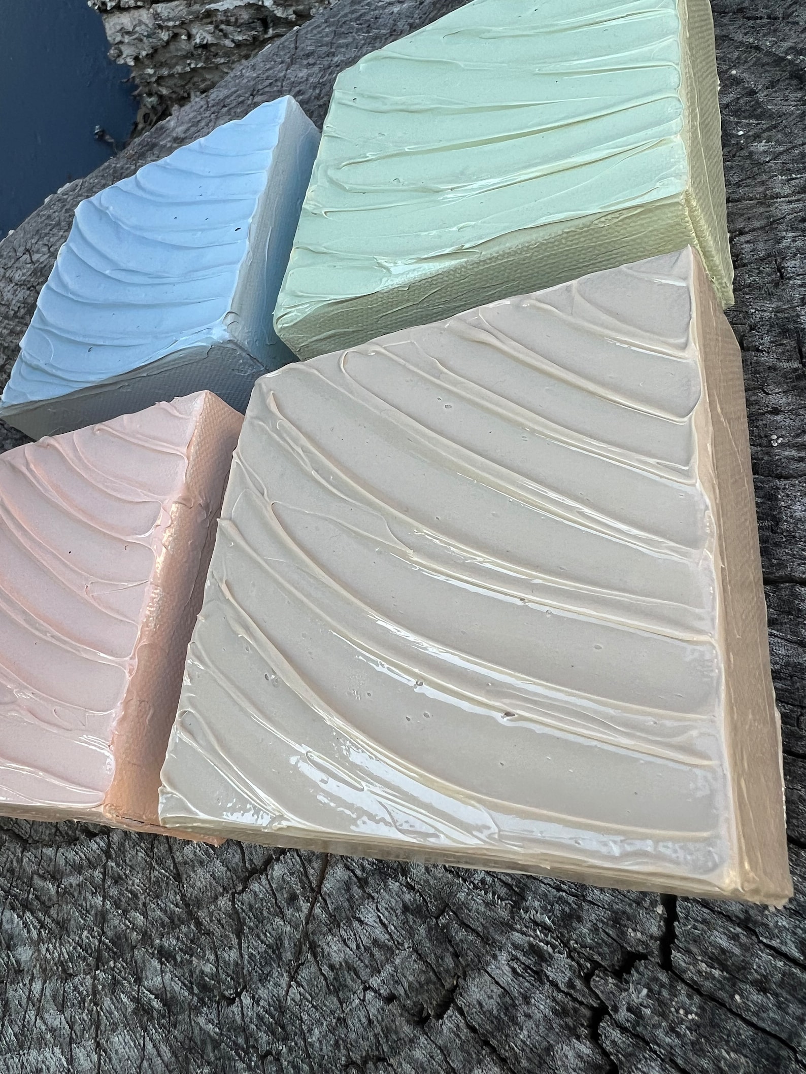 Mini Textured Art on Canvas - Etsy