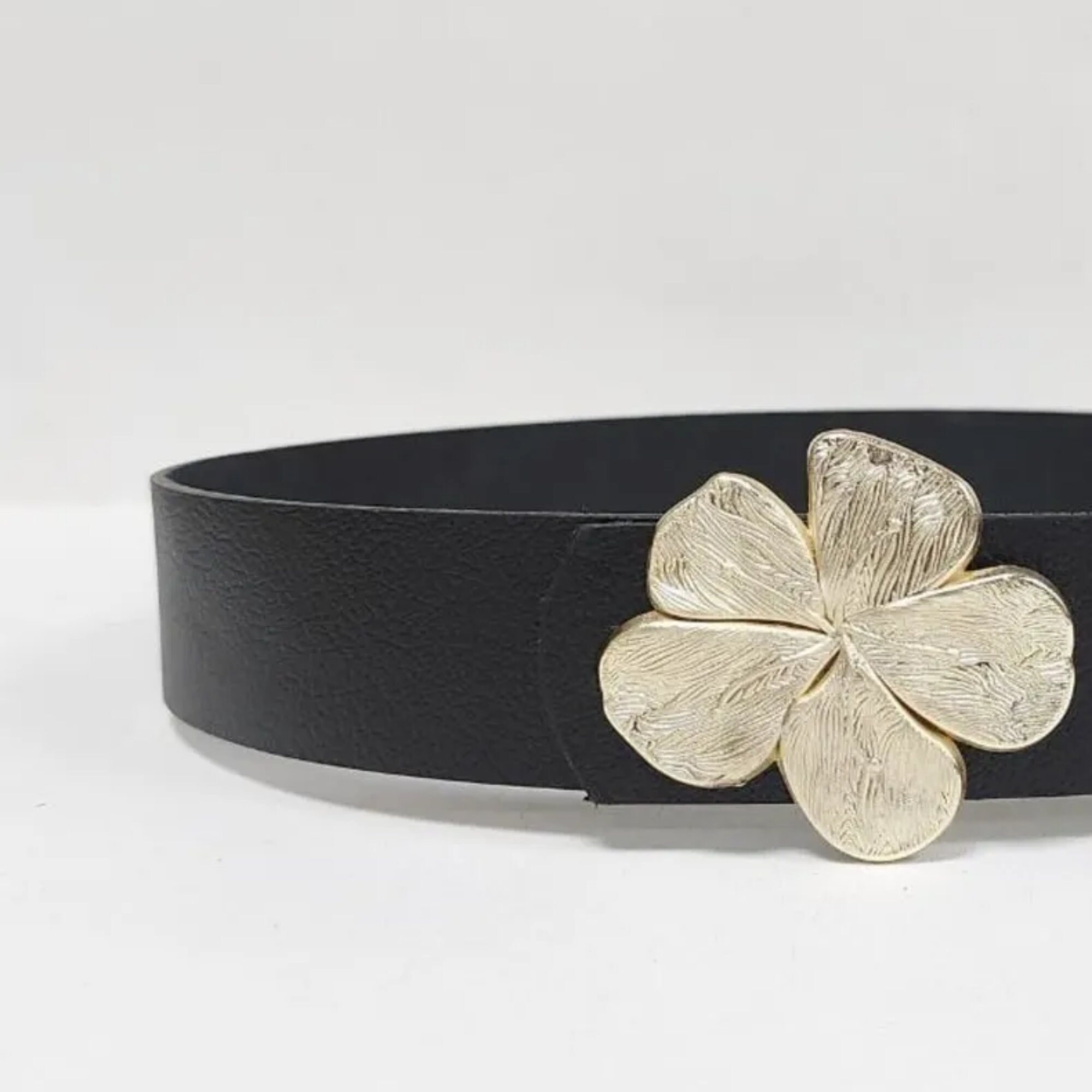 Women's Leather Belt,leather Belt Women,cute Belt With Floral Buckle ...