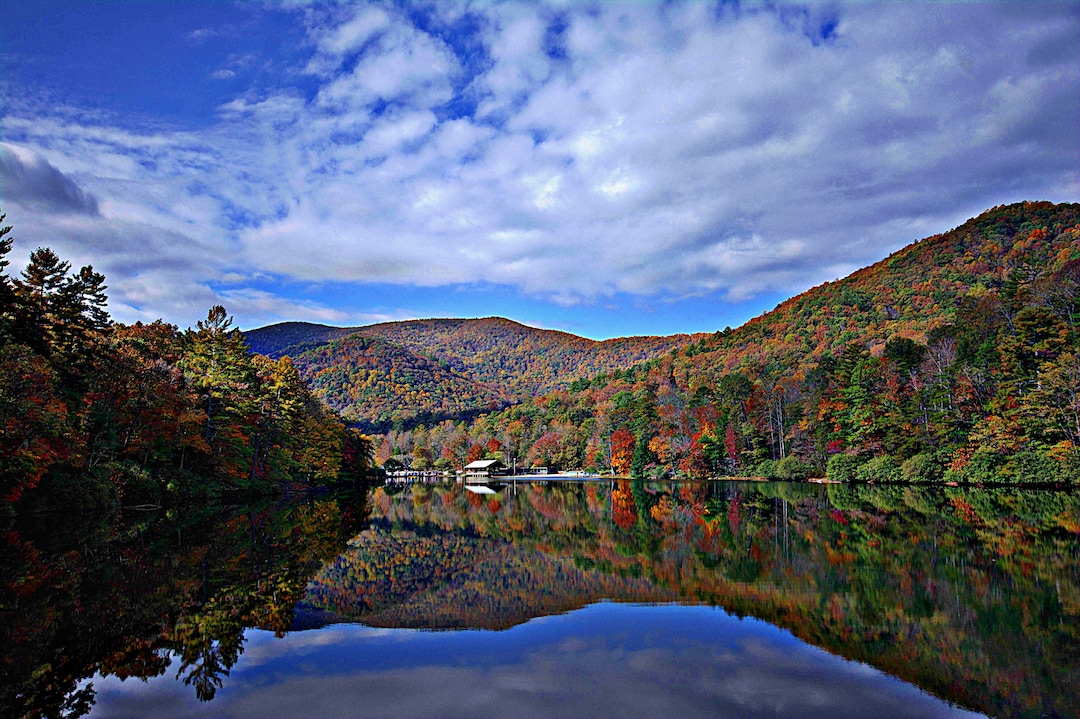 Fall Reflection Vogel State Park, Georgia - Etsy