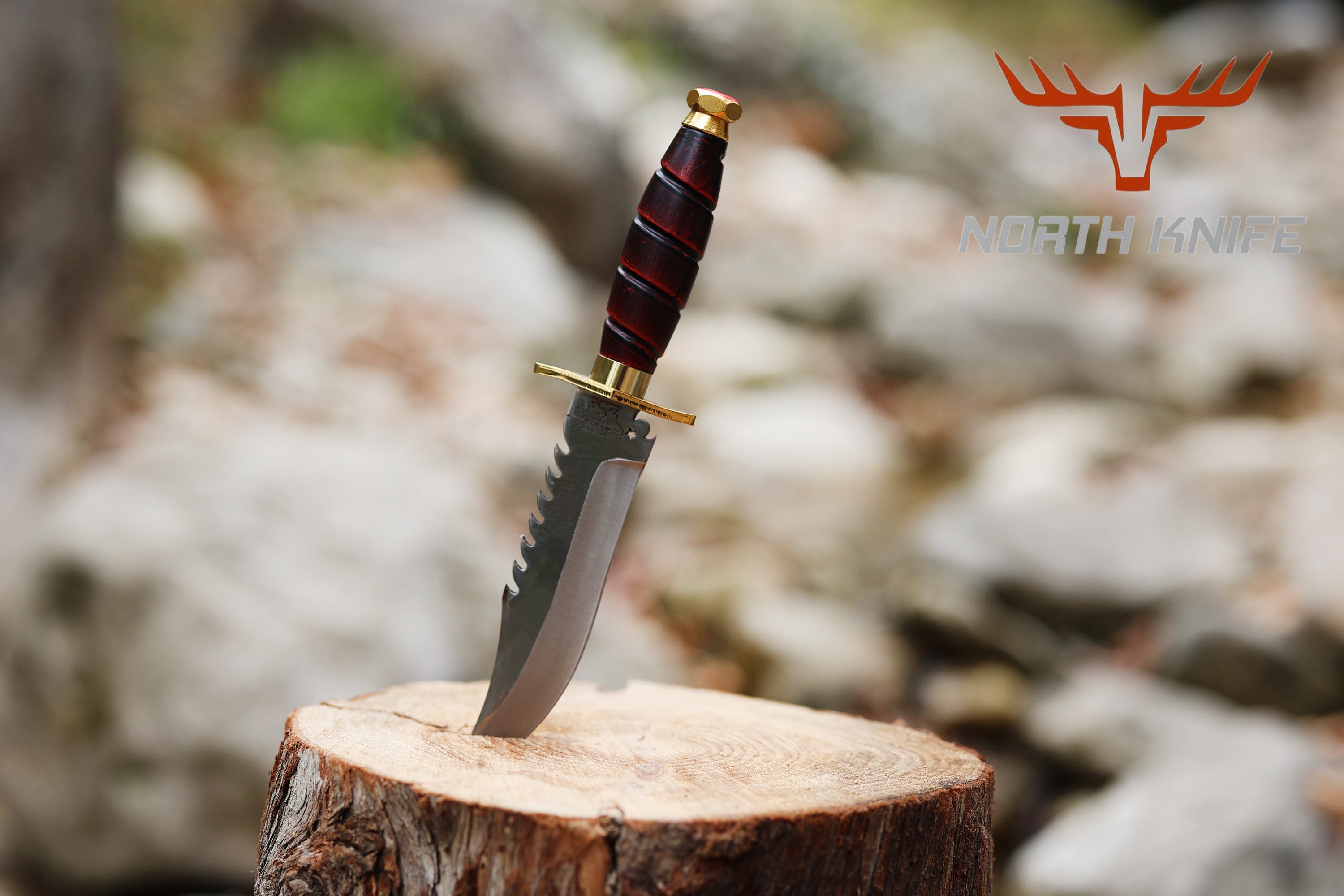 Custom Engraved Rambo Knife: Personalized Hunting & Survival Knife With ...