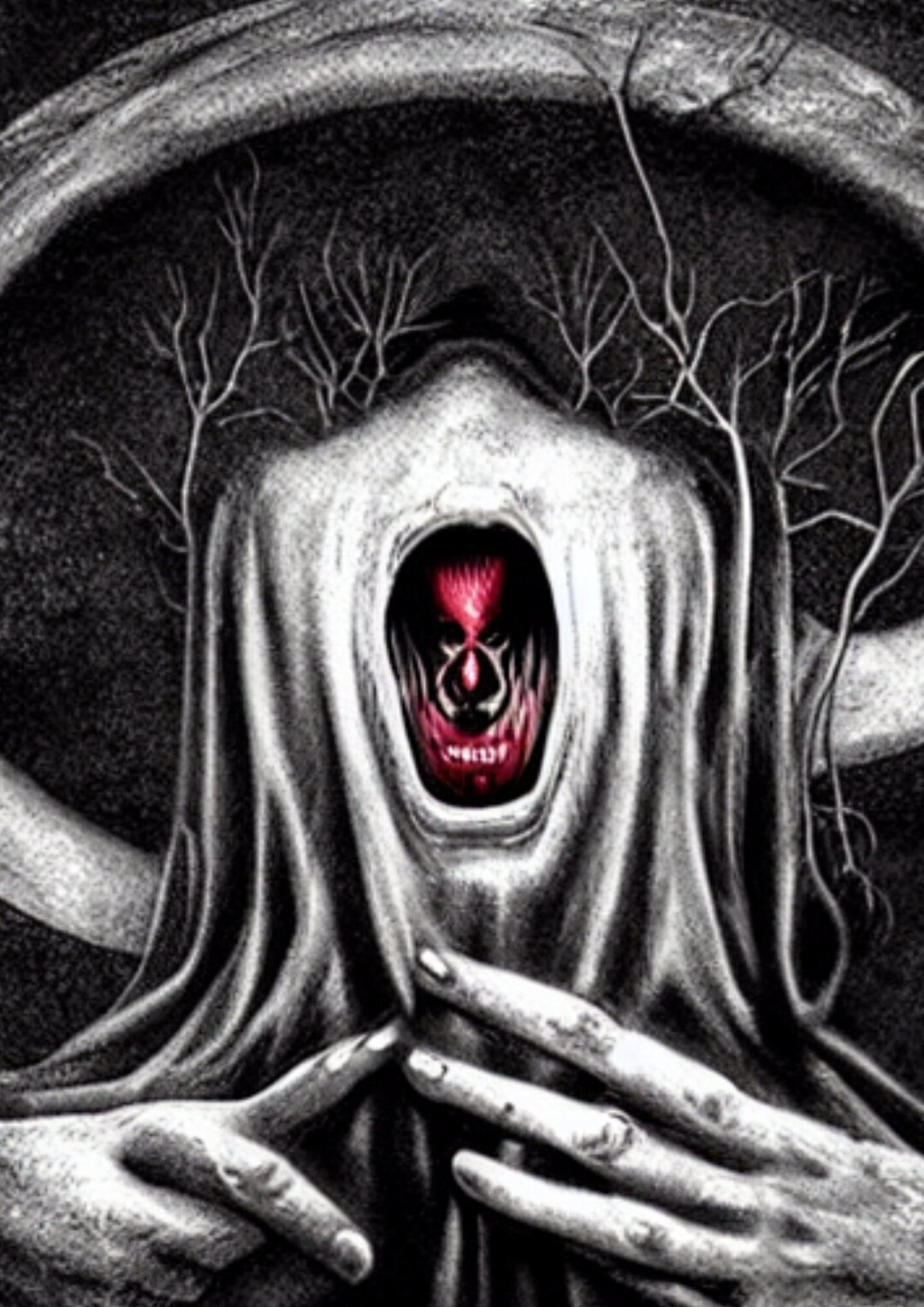 Oldchool Horror Poster, Surrealism Picture, Printable Digital Art - Etsy