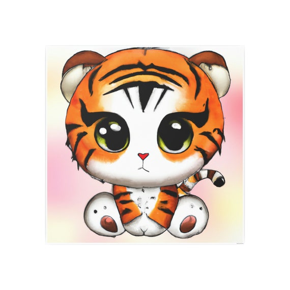 Chibi Tiger Drawing