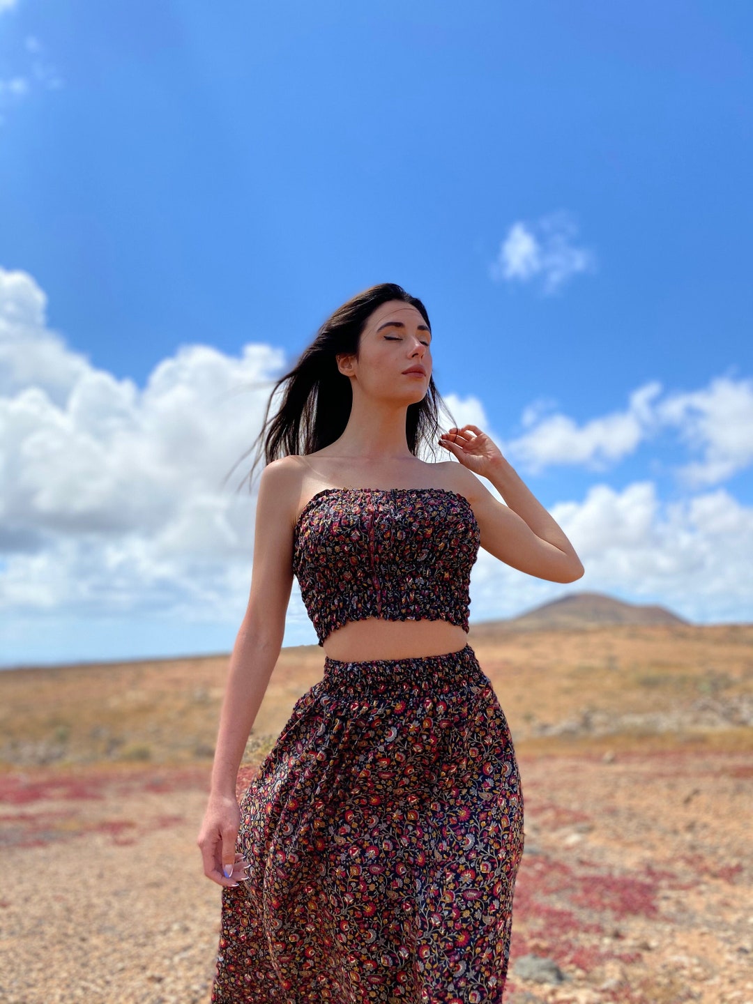Boho Bandeau Tube Top / Crop Top / Hippie - Etsy