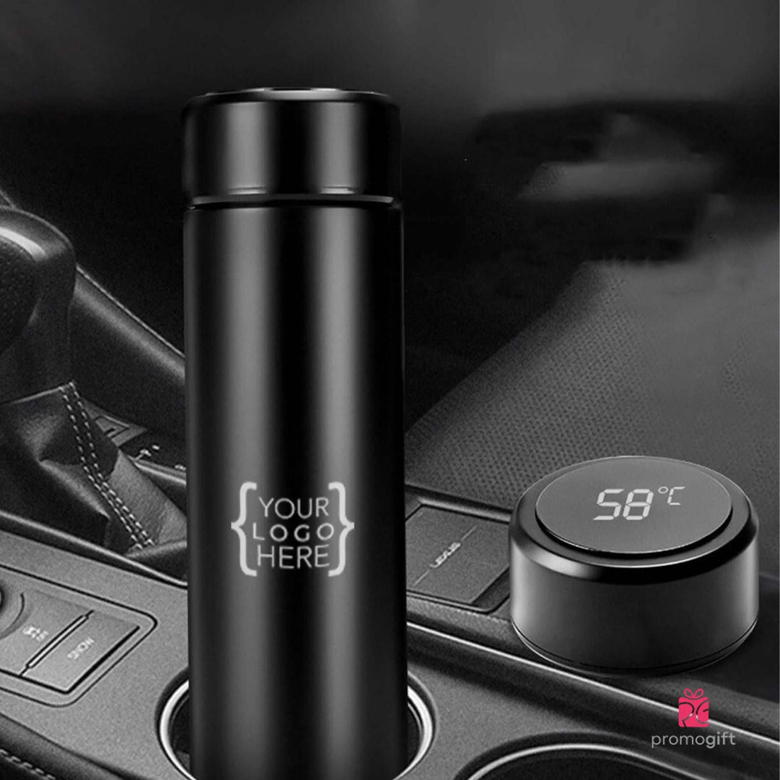 Personalized Gift, 16oz Smart Thermos, Laser Engraved Bottle, Engraved ...