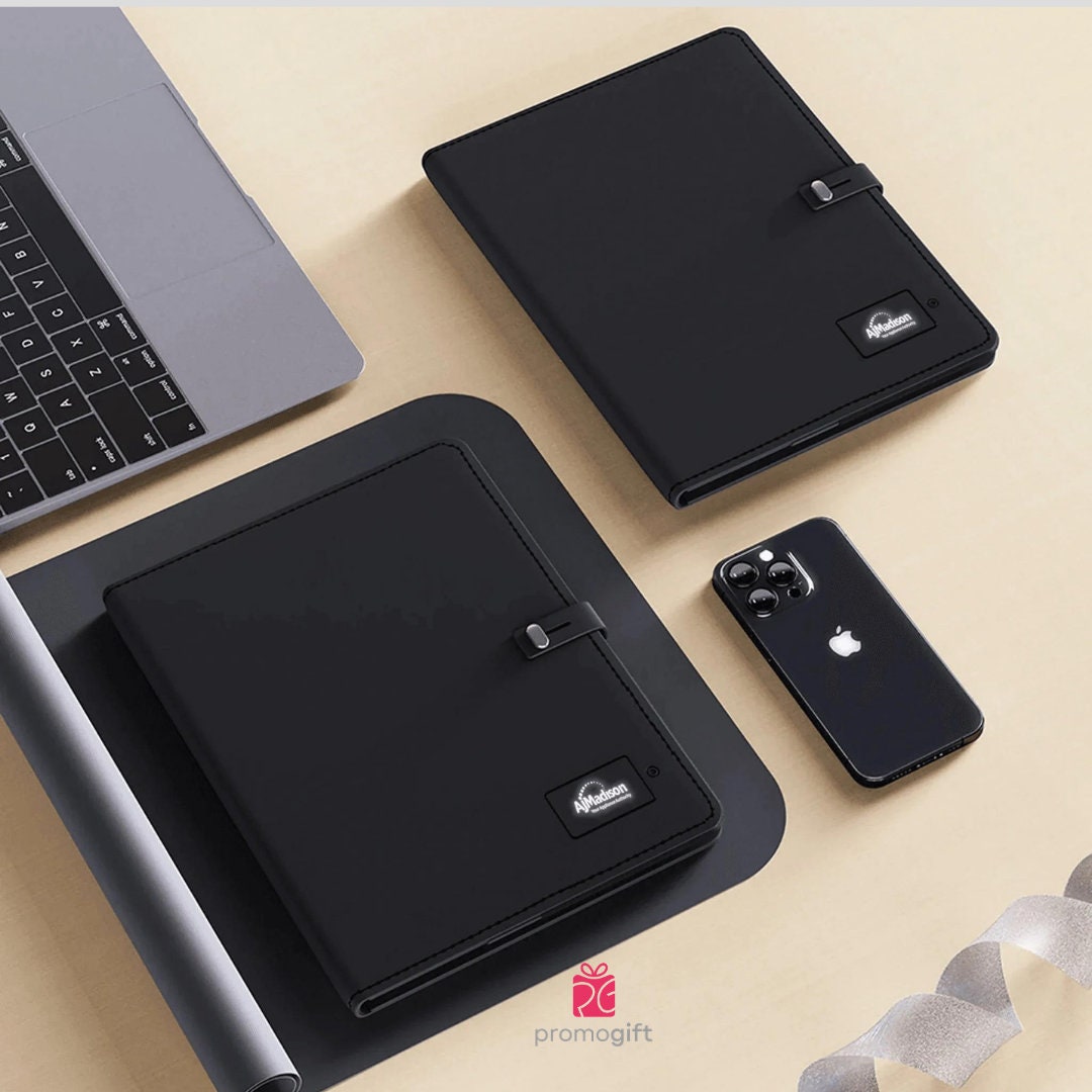 Light-up Personalized Notebook Charger, Logo Laser Engraved Notebook ...