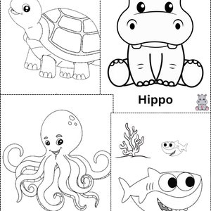 Animal Coloring Pages 27 Printables Forest Animals , Farm Animals ...